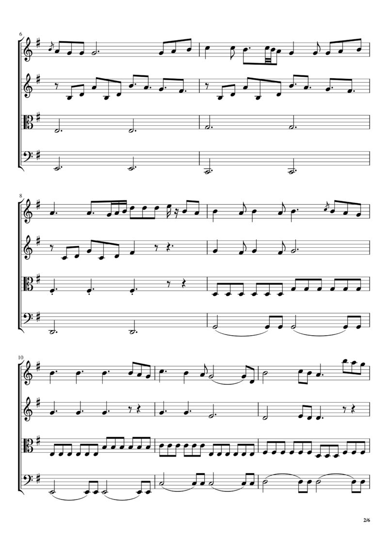 Ed Sheeran Perfect String Quartet Sheet Music