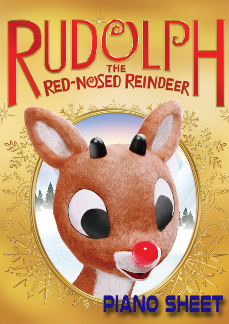 Rudolph The Red Nosed Reindeer Piano Sheet Music - eSheetMusics.com